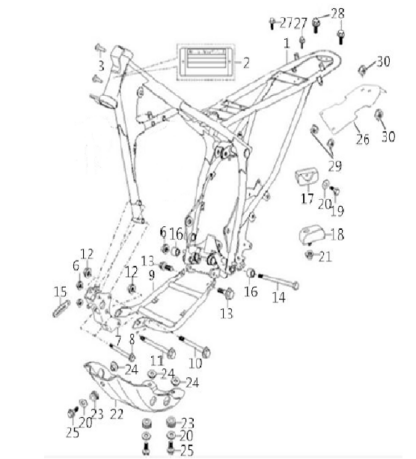 Bluroc Hero 250 Frame – HDM Trading