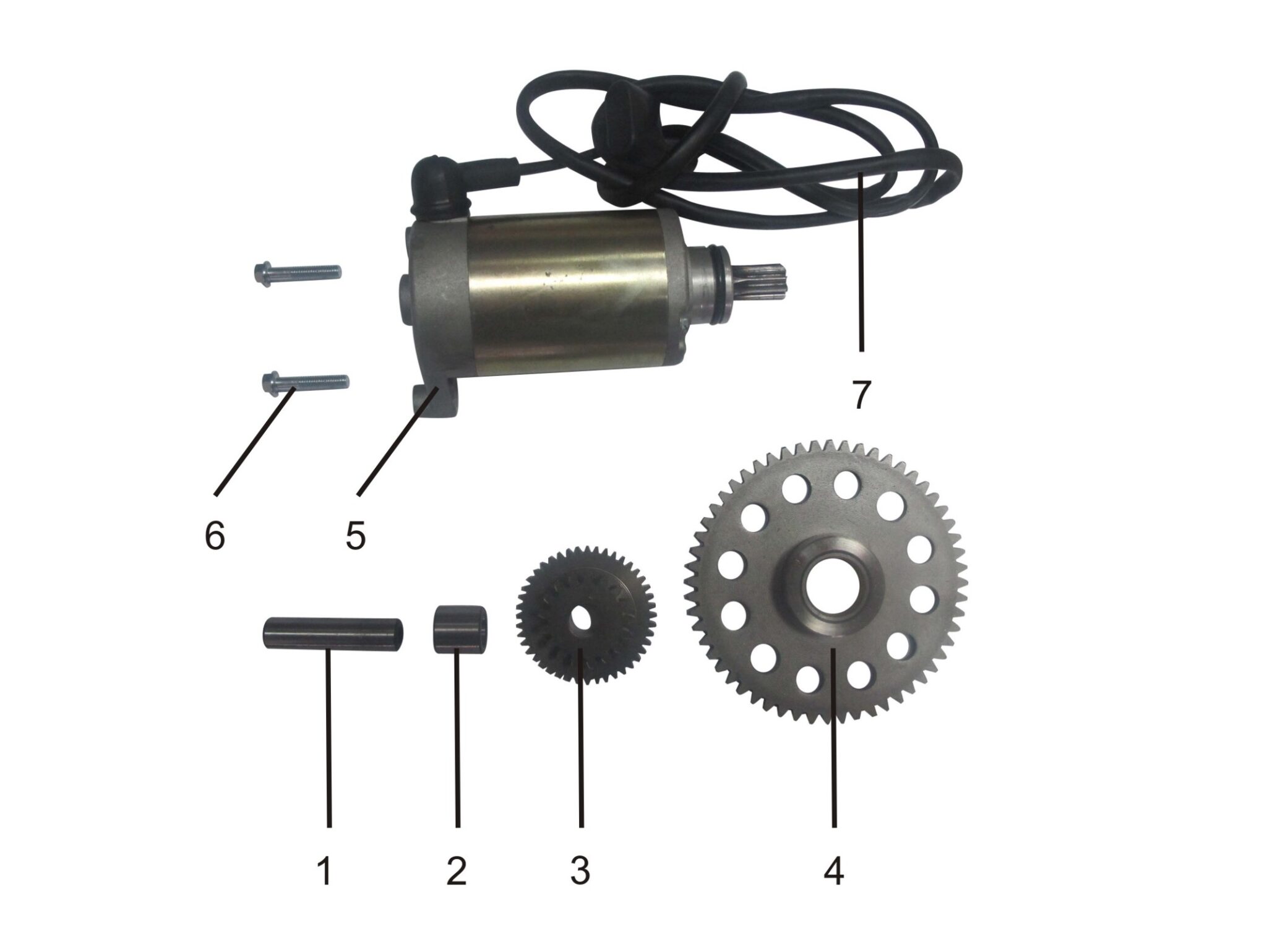 Bluroc Legend 125 Starting Motor Assembly – HDM Trading