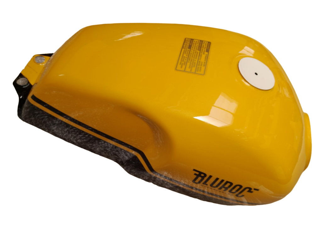 BLUROC LEGEND 125 FUEL TANK – YELLOW & BLACK – HDM Trading